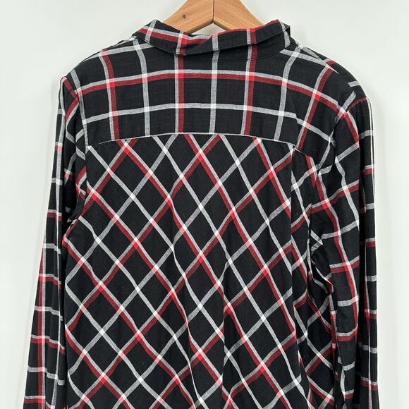 J. Jill | Tops | J Jill Large Perfect Plaid Double Cloth Long Tunic Top ...